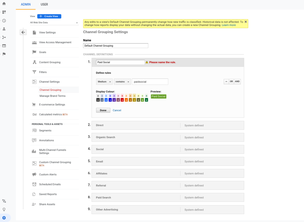 深入分析網站流量：Channel Grouping定義